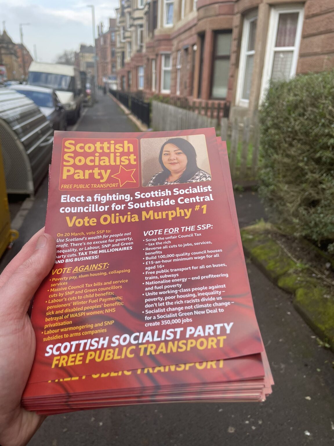 SSP marks electoral breakthrough » Scottish Socialist Party